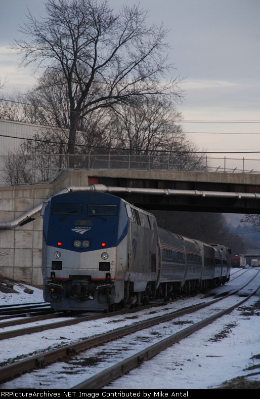 Amtrak 56 After Dusk